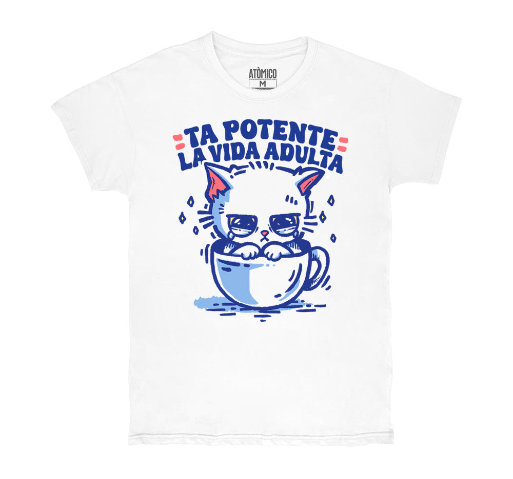 Ta Potente La Vida Adulta - Playera CABALLERO – Atómico