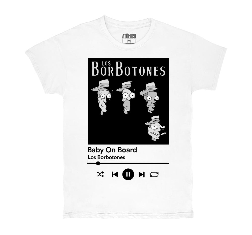 Los Borbotones (Álbum) de @SimpsonitoMX - Playera CABALLERO – Atómico
