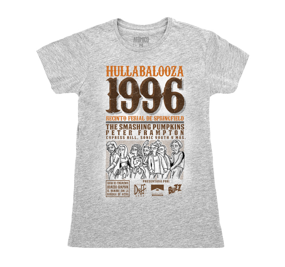 Hullabalooza 1996 de @SimpsonitoMX - Playera DAMA – Atómico