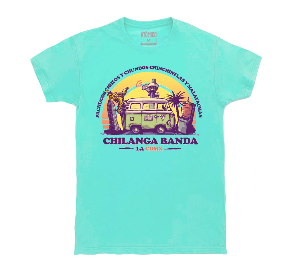 Chilanga Banda Menta - Playera CABALLERO Chilango – Atómico